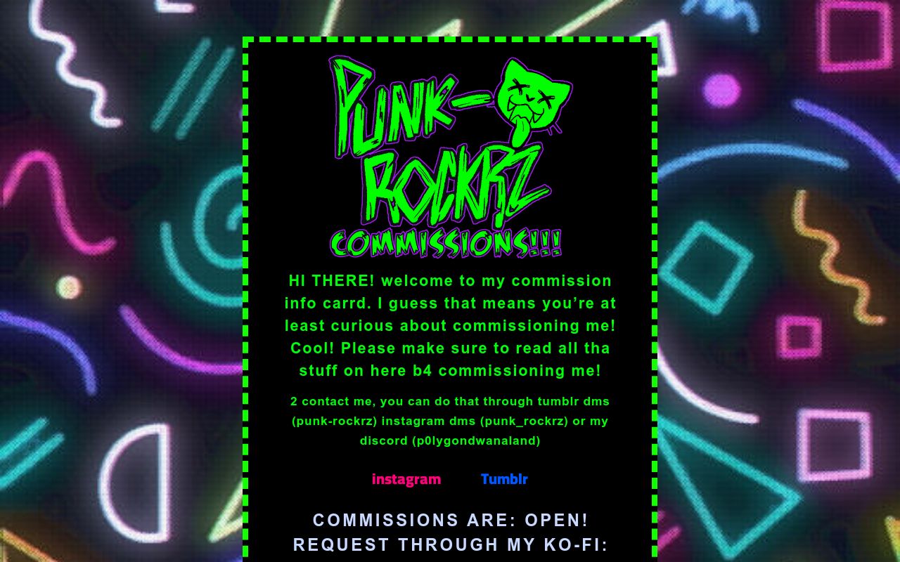 Its commission information time, baby